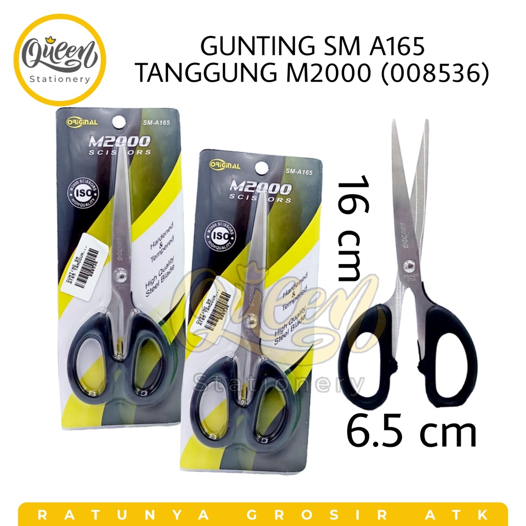 Jual GUNTING KERTAS / GUNTING SM A165 TANGGUNG M2000/ SCISSORS/ GUNTING ...