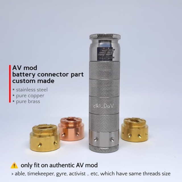 Jual AV mod battery connector part able mod timekeeper gyre | Shopee ...