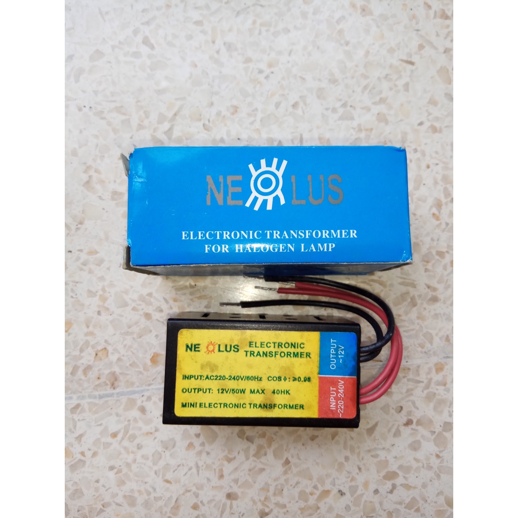 Jual TRAFO NEOLUS UNTUK LAMPU HALOGEN 12V 50W | Shopee Indonesia