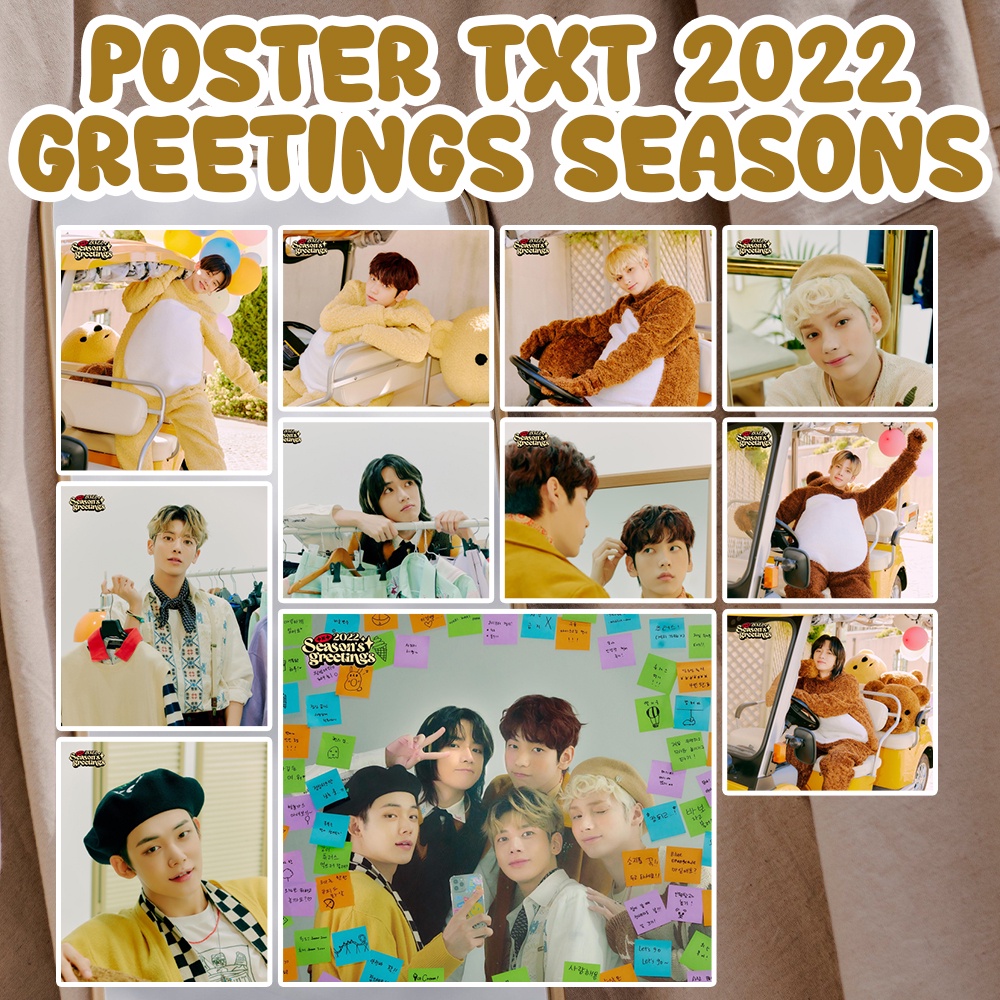 Jual Poster TXT SEASONS GREETINGS 2022 - Poster Kpop A4 A5 A6 Murah ...