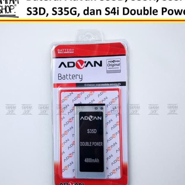 Jual Baterai Advan S35H Double Power | Batre Batrai Original Battery S 35 H | Shopee Indonesia