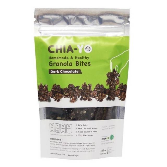 Jual CHIA-YO GRANOLA BITES BISKUIT SEHAT | Shopee Indonesia