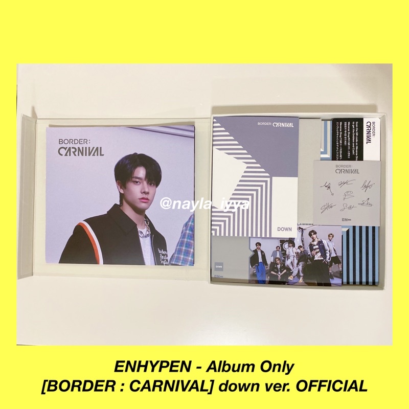 Jual ENHYPEN - Album Only [BORDER : CARNIVAL] down ver. OFFICIAL ...