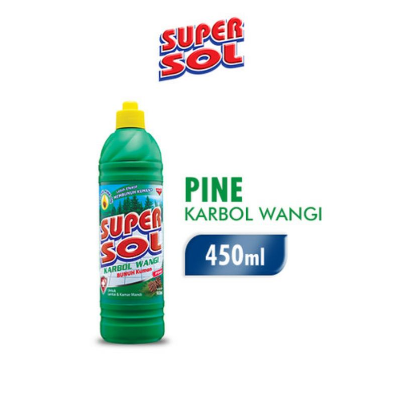 Jual super sol karbol 450ml botol | Shopee Indonesia