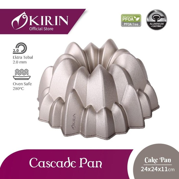 Jual Cascade Pan KIRIN Loyang Kue Premium Cake Pan bolu puding tahan ...
