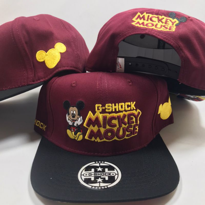 Jual Snapback Mickey Mouse X Gshock G-shock Edition Premium Quality ...