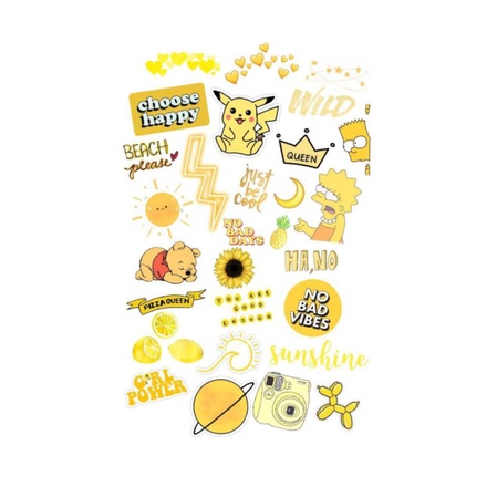 Jual stickers aesthetic | Shopee Indonesia