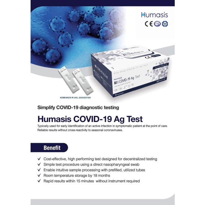 Jual Alat test swab antigen Humasis | Shopee Indonesia