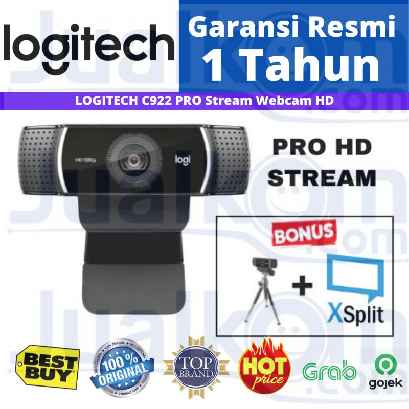 Jual LOGITECH C922 Pro Stream Webcam Full HD 1080P C 922 | Shopee Indonesia