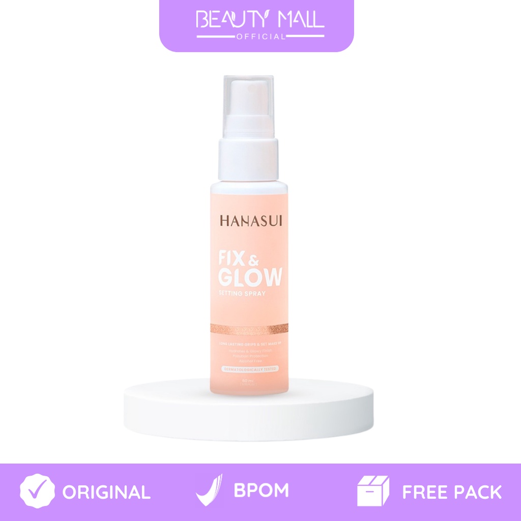 Jual HANASUI Fix & Glow Setting Spray 60ml | Shopee Indonesia