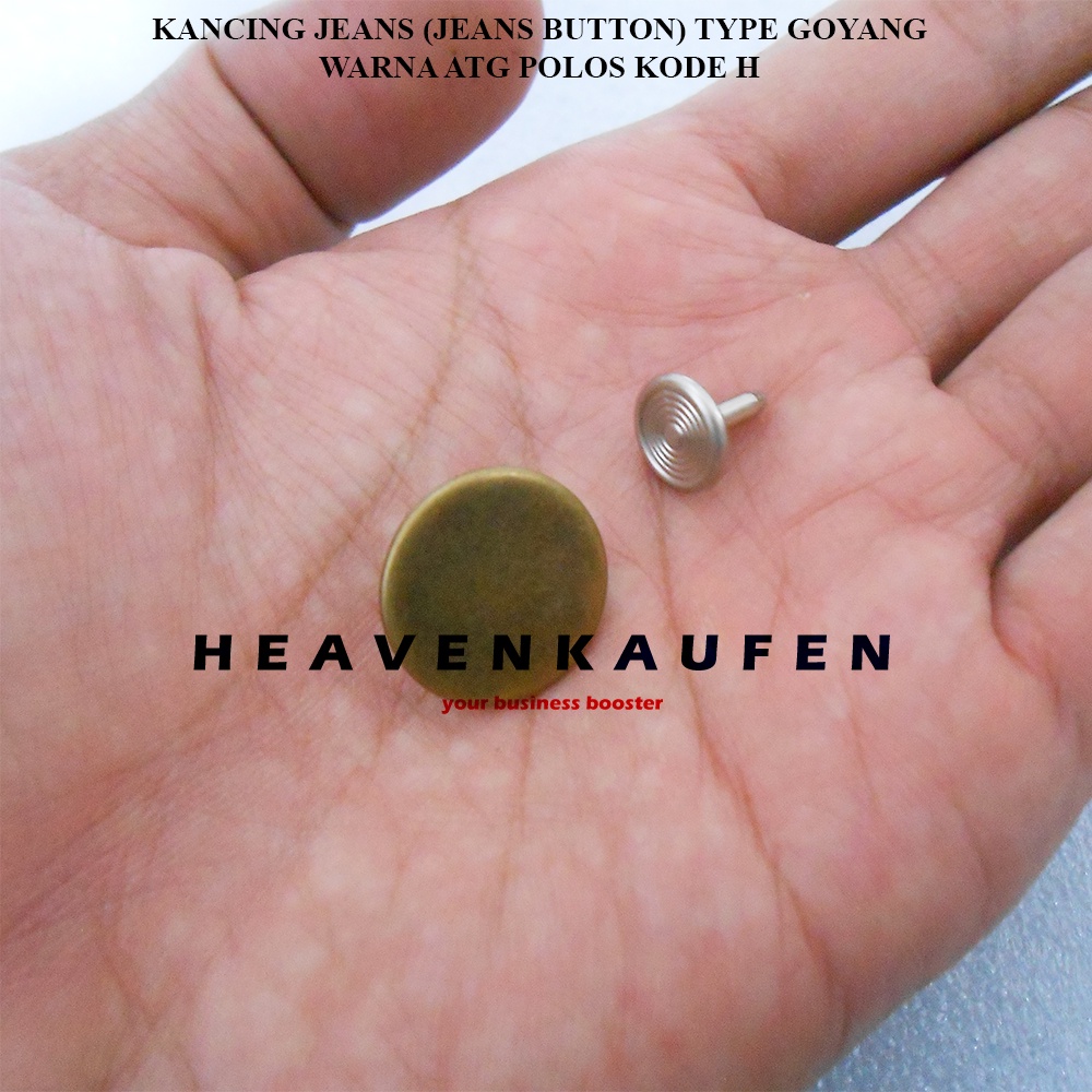 Jual Kancing Jeans / Jeans Button Warna ATG Bakar Polos Type Goyang ...
