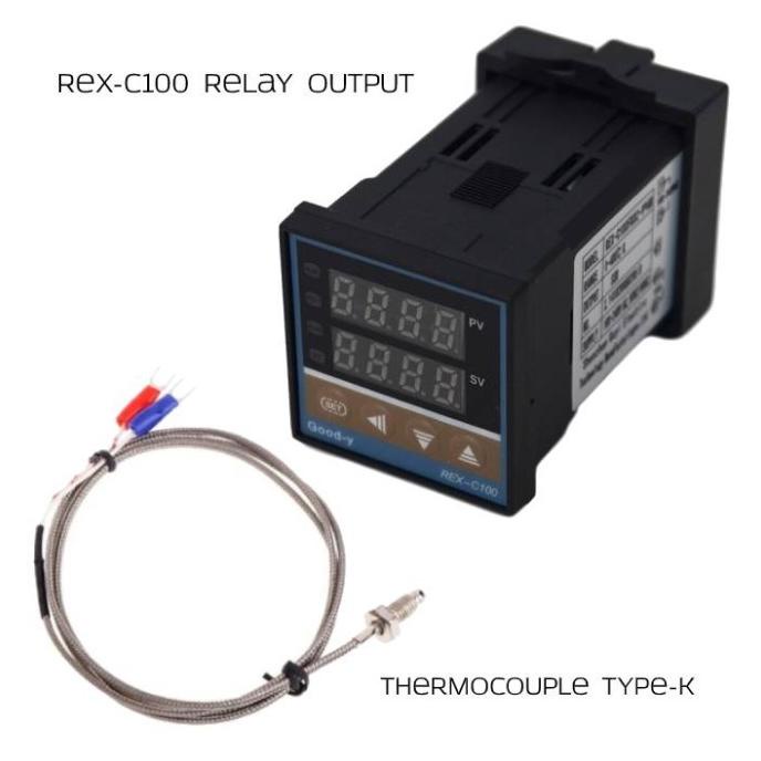 Jual Rex-C100 C-100 Out Relay Include Thermocouple Type-K Temperature | Shopee Indonesia