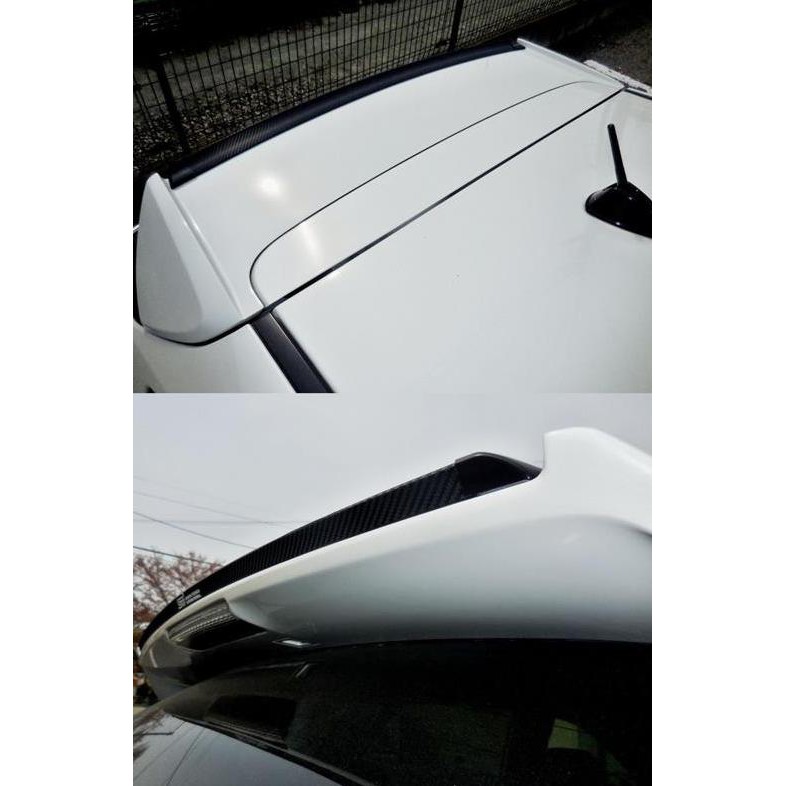 Jual Custom Flap Spoiler Mobil Racing Bahan TPVC Hitam Carbon | Shopee ...