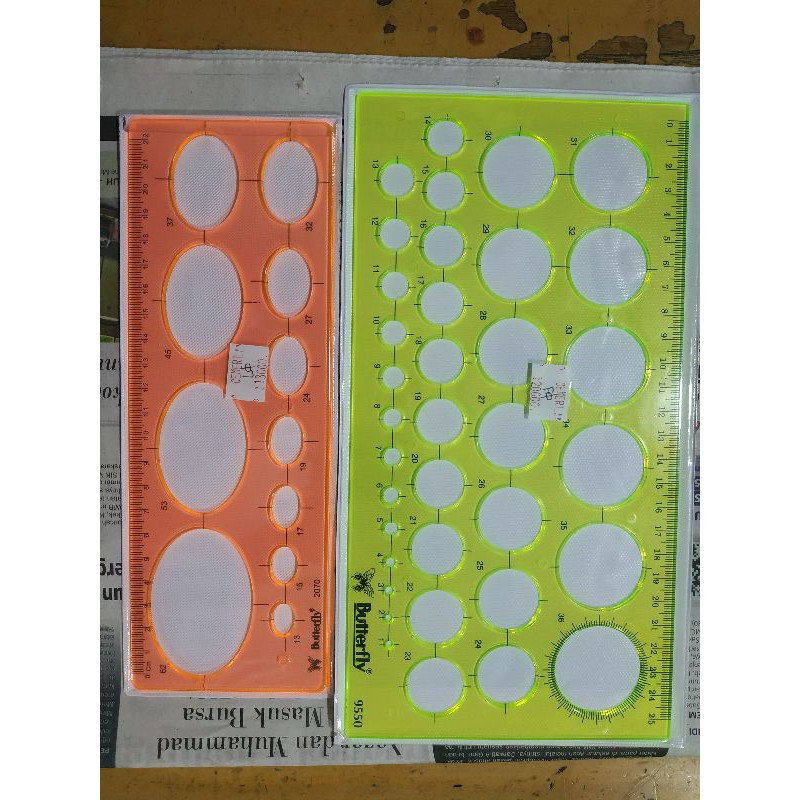 Jual Mal Ellipse Mal Bulat Mal Lingkaran Butterfly | Shopee Indonesia