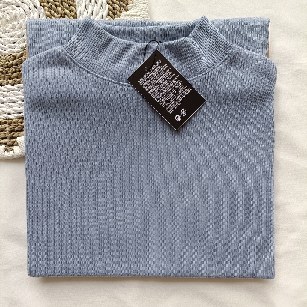 Jual TURTLENECK lengan pendek / Kaos Turtleneck / Rib Turtleneck ... Jual TURTLENECK lengan pendek / Kaos Turtleneck / Rib Turtleneck ...