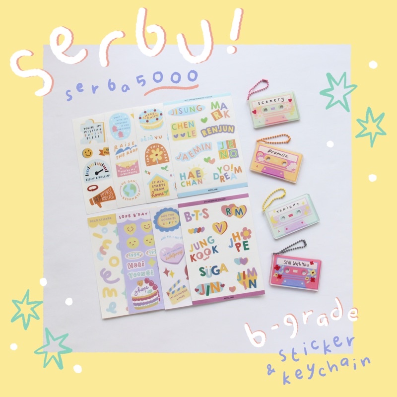 Jual Serba 5000 Sticker Keychain | Shopee Indonesia