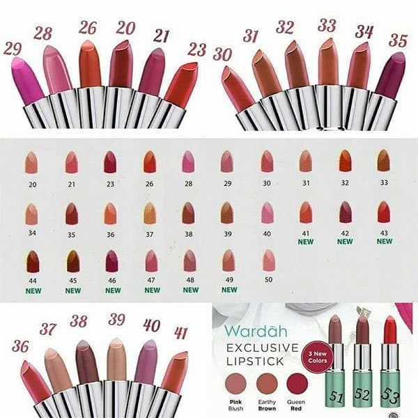 Jual WARDAH EXCLUSIVE MOIST LIPSTICK (ORIGINAL) | Shopee Indonesia