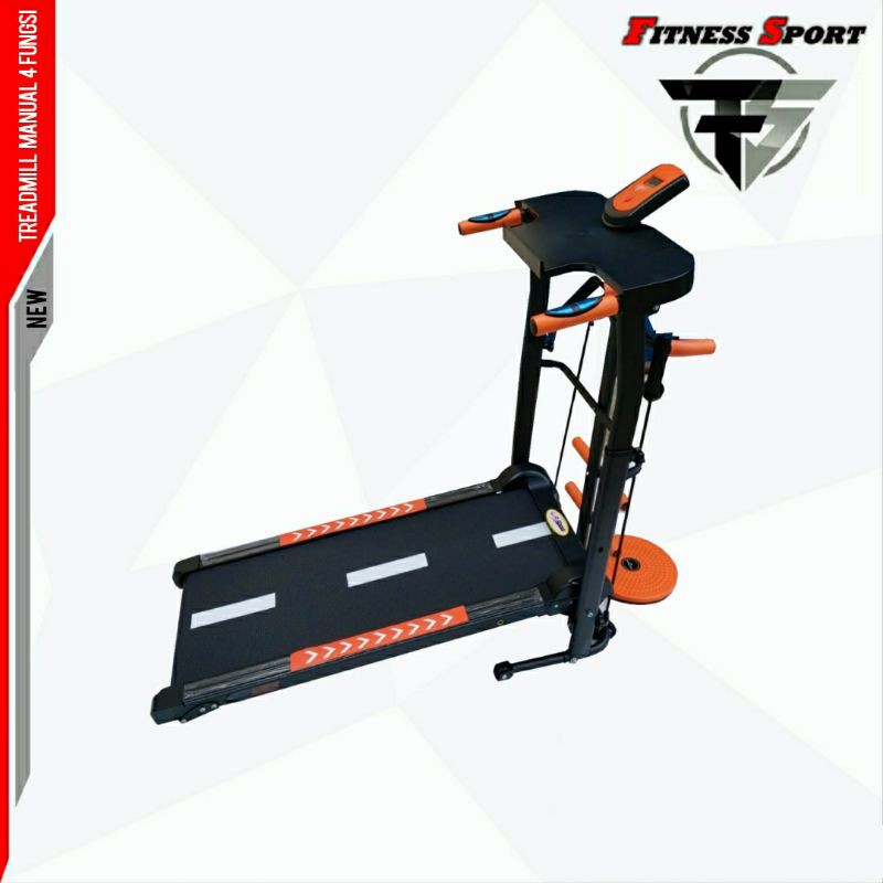Jual Alat Fitness Treadmill Manual 4 Fungsi | Shopee Indonesia