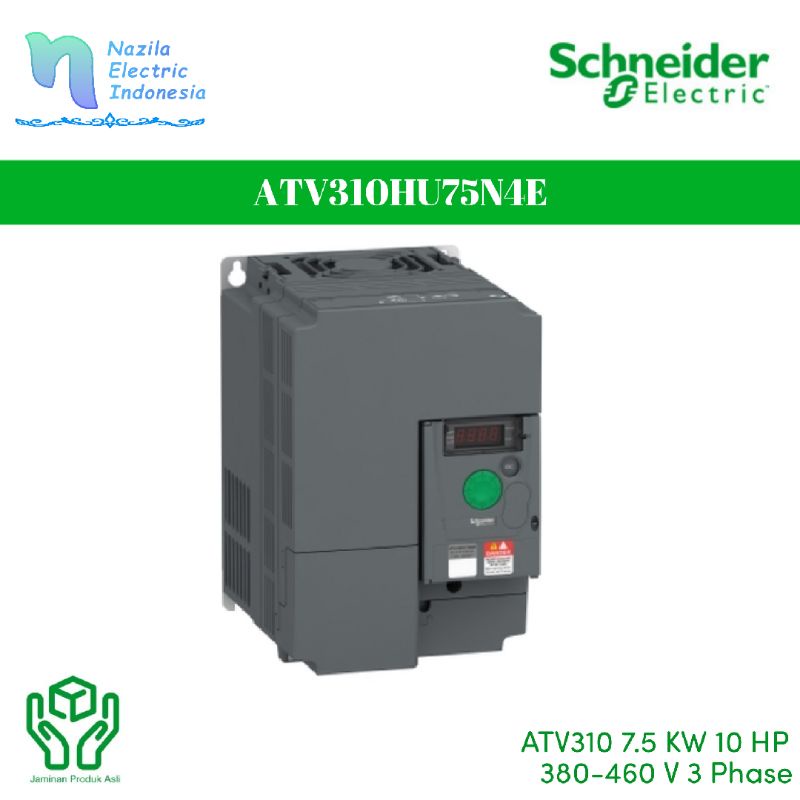 Jual Schneider Inverter Altivar ATV310 3P 7.5kW 380V ATV310HU75N4E ...
