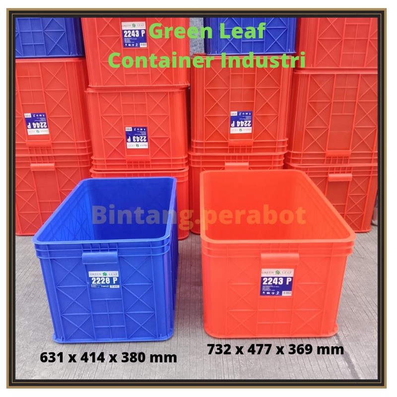 Jual GREEN LEAF CONTAINER BOX INDUSTRI BESAR 2228 P - 2243 P ...
