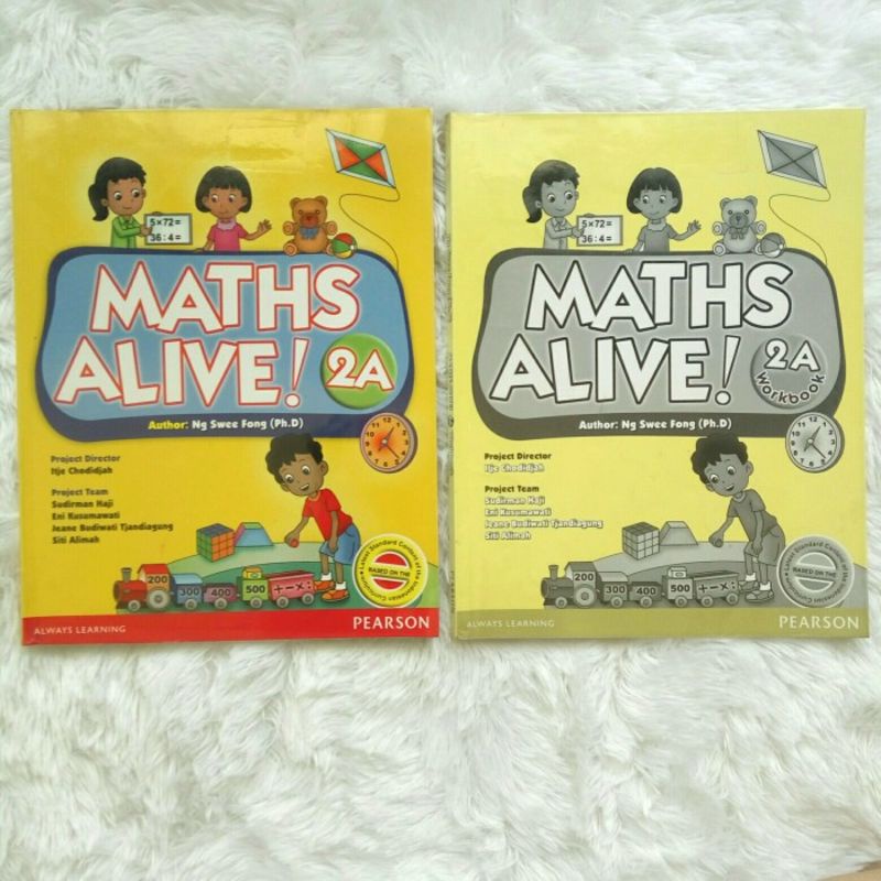 Jual Buku pelajaran SD Primary Maths Alive 2A ori Pearson 2 buku ...