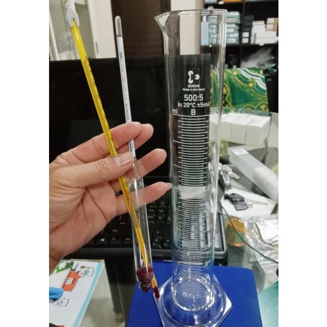 Jual 3 PCS Hydrometer Solar Gelas Ukur Duran 500 ml Dan Glass ...