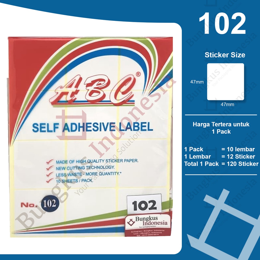 Jual Stiker Label 102 / Sticker | Shopee Indonesia
