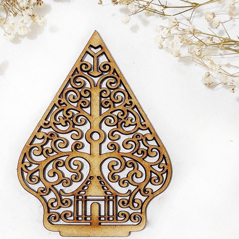 Jual RS 7,5 x 5,5 cm Gunungan Kayu MDF Chipboard Kayu Plywood / Mdf ...