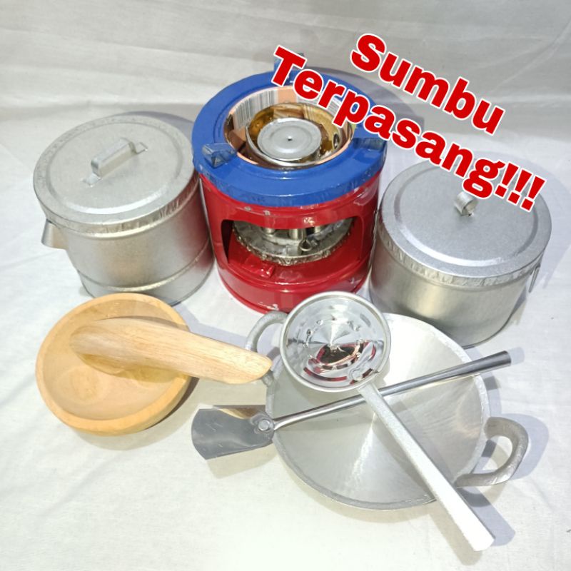 Jual Alat Masak Mainan / Set Mainan Masak Masakan 8 Item Kompor Minyak ...
