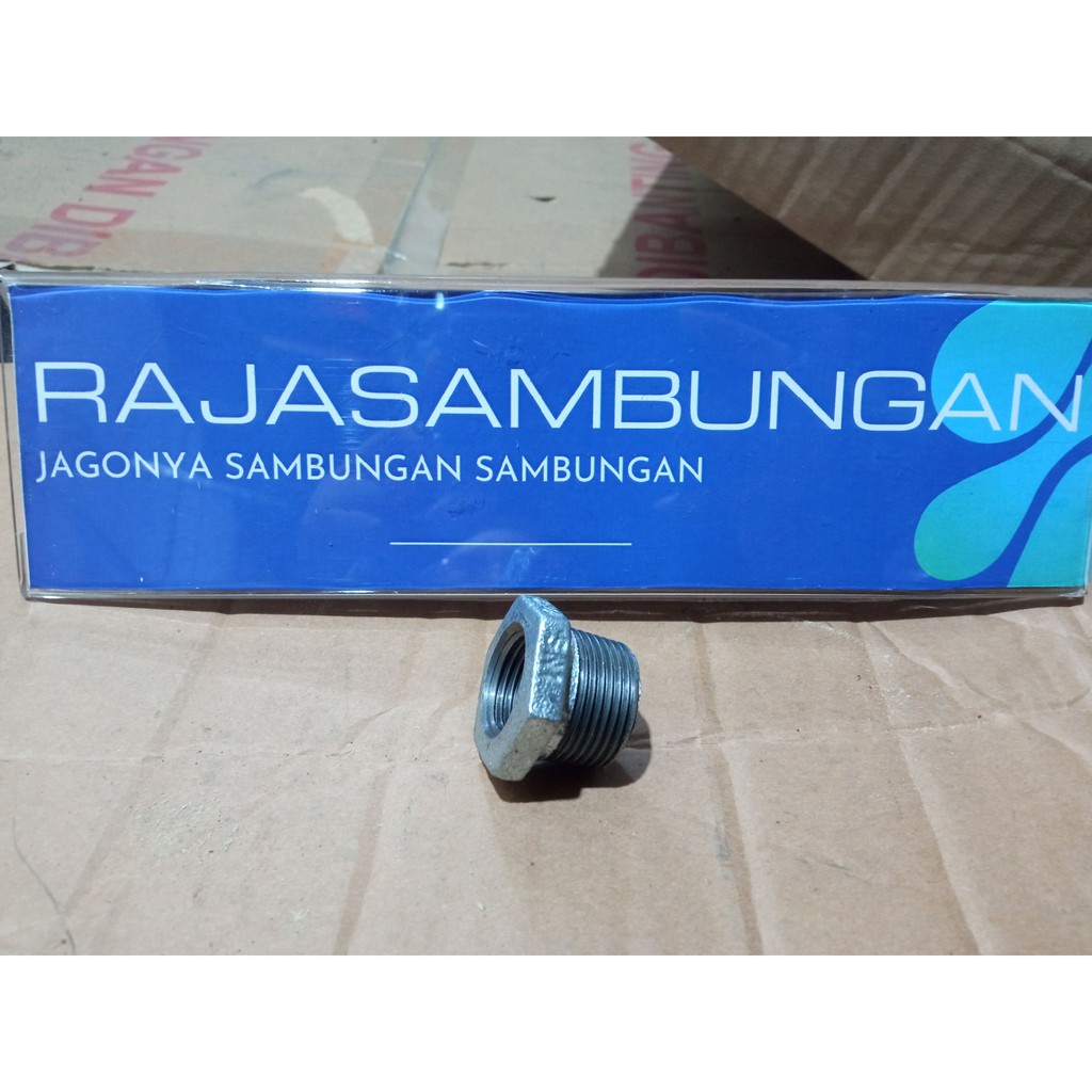 Jual Vlok Ring Besi 1/2 x 3/4 inch Bushing Reducer Male Female ...