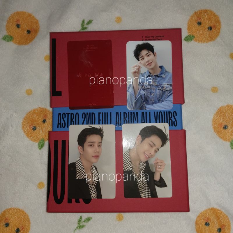 Jual OFFICIAL Fullset ASTRO 2nd Album ALL YOURS YOU ver. MJ Photocard ...