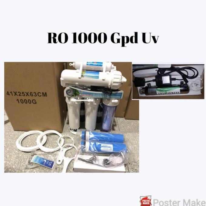 Jual Mesin Ro 1000 Gpd + Uv Auto Flushing Reverse Osmosis Sistem ...