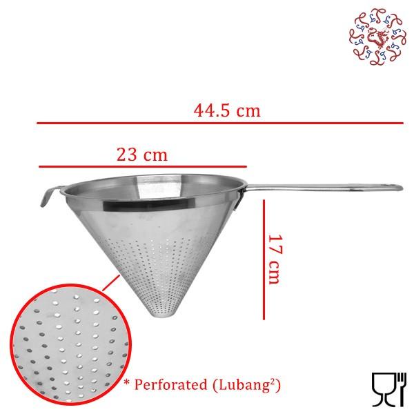 Jual Kala Tlc Conical Soup Strainer / Saringan Sup Kerucut 25 Cm ...