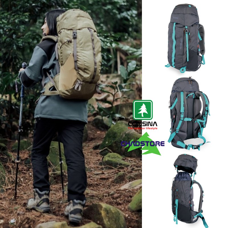 Jual Tas Gunung Carrier Consina Overland Track Backpack | Shopee Indonesia