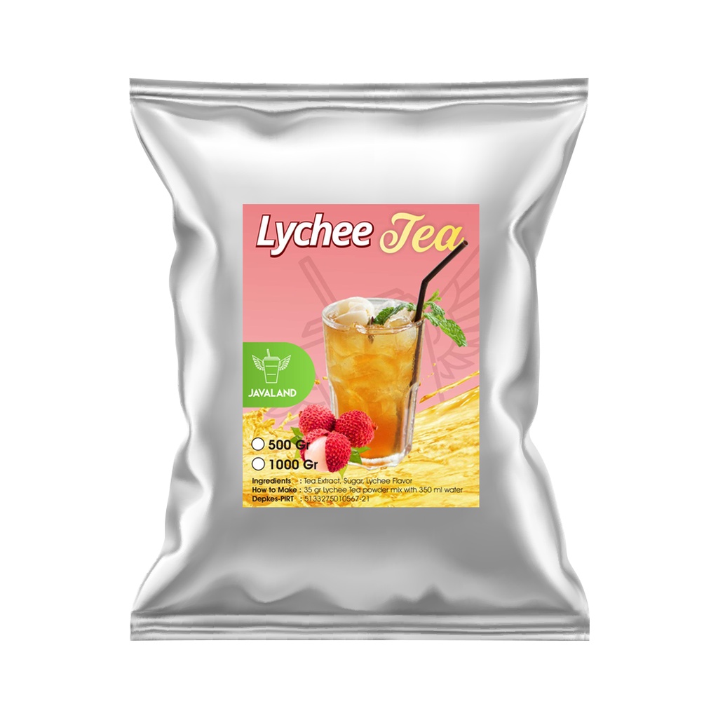 Jual Javaland Bubuk Minuman Rasa Lychee Tea / Teh Leci 1Kg - Regular ...