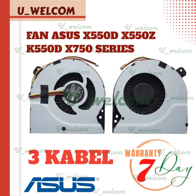 Jual kipas FAN Processor ASUS X550D X550DP A550D A550DP X550Z X550ZE 3 ...