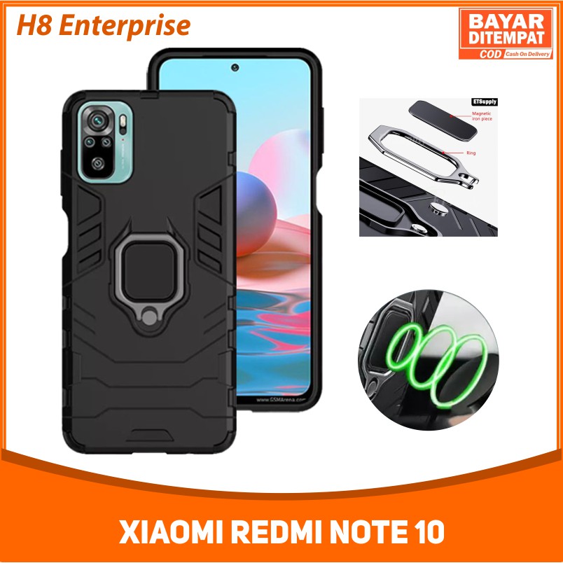 Jual Case Xiaomi Redmi Note 10/ Redmi Note 10s Hardcase Kickstand ...