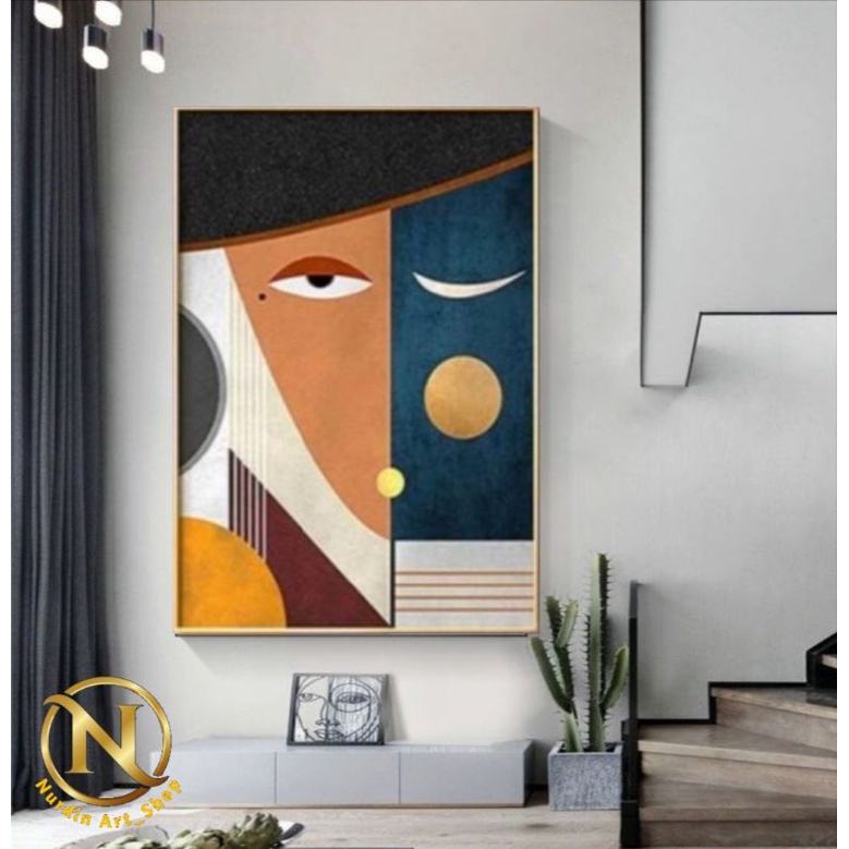 Jual Lukisan dinding dekoratif 80x120 Plus Frame | Shopee Indonesia