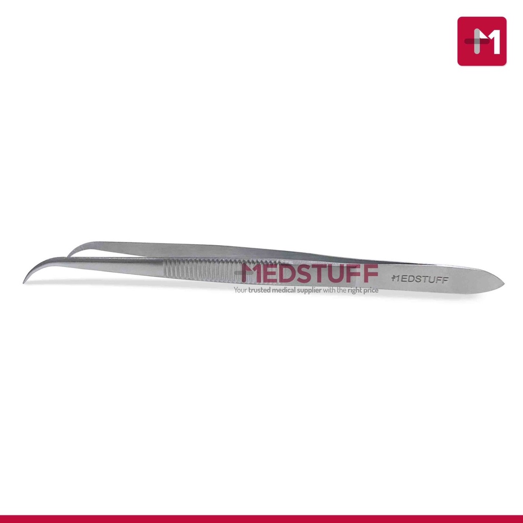 Jual Pinset Anatomis Bengkok Thumb Dressing Forcep Curved | Shopee Indonesia