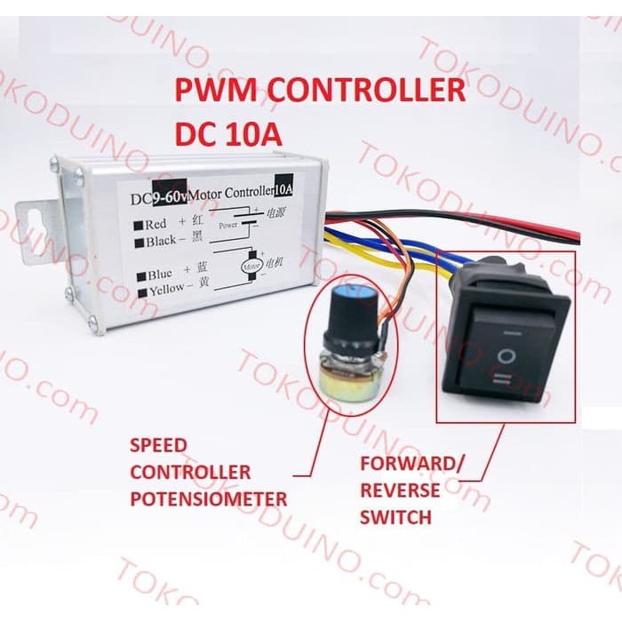Jual CCM6N5 PWM DC MOTOR CONTROLLER SPEED & DIRECTION - 10A / 200W / 6 ...
