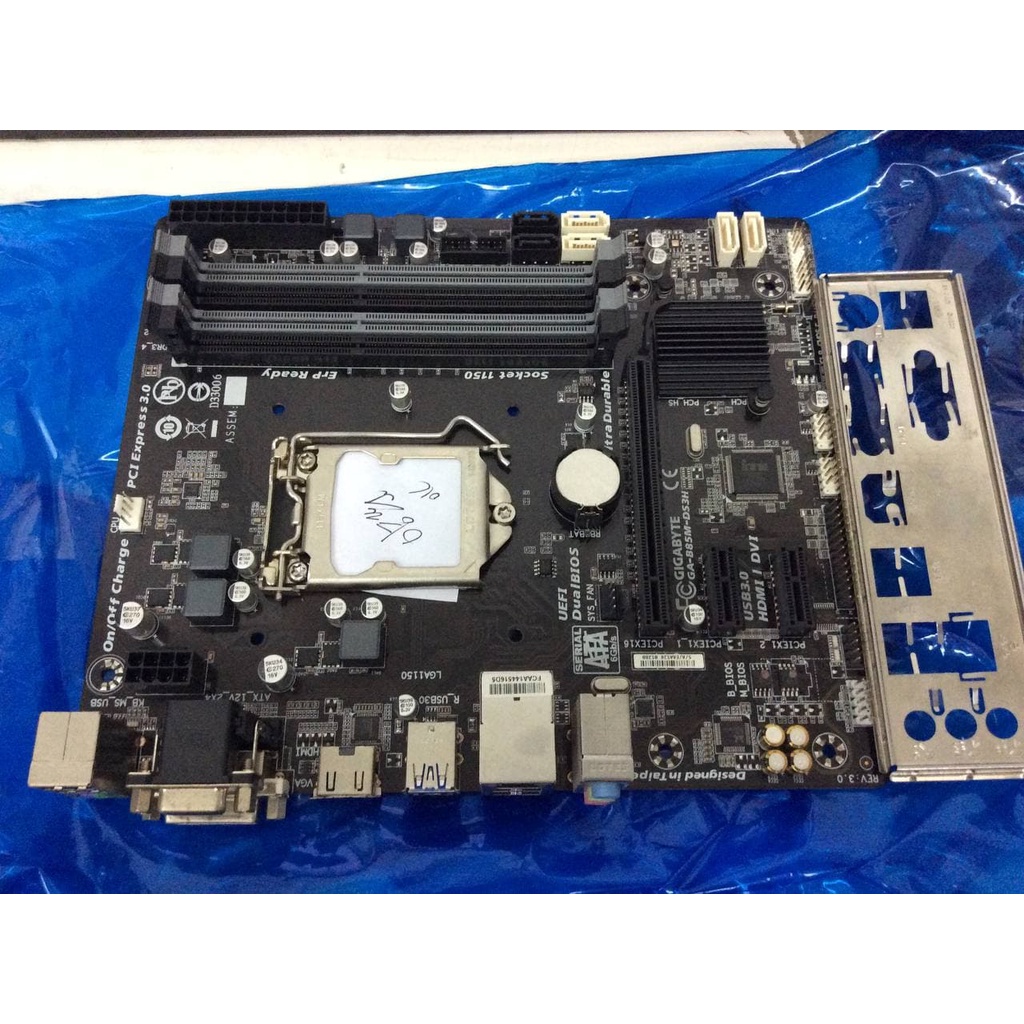 Jual MAINBOARD LGA 1150 H81 GIGABYTE GA-B85M-DS3H MOTHERBOARD 4 SLOT RAM | Shopee Indonesia