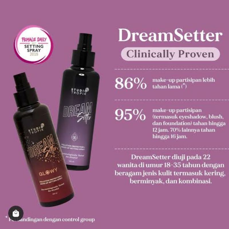 Jual STUDIO TROPIK DREAM SETTER / setting spray | Shopee Indonesia