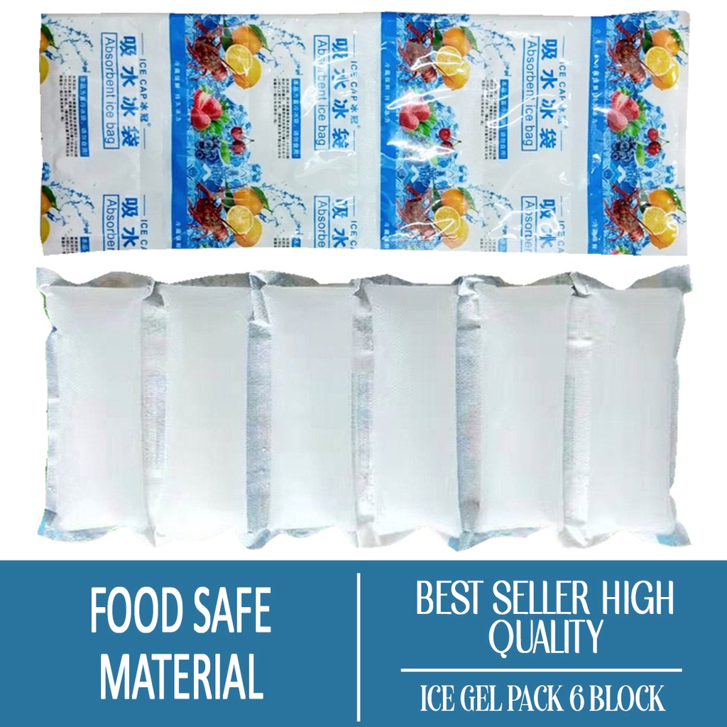 Jual Ice Gel Pack Thermafreeze Lembaran Pengganti Dry Ice Isi 6 Besar ...