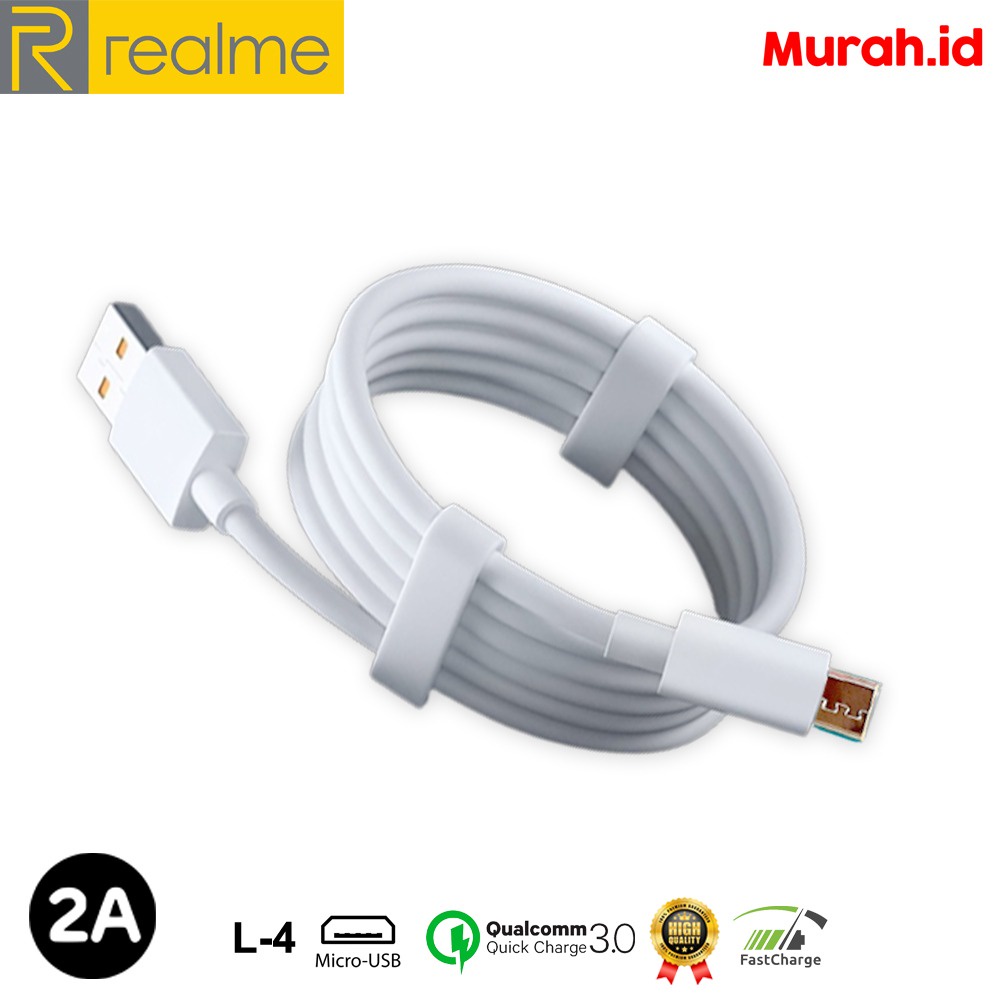Jual Kabel Data Realme Original Micro Usb 5/5i/ C2/ C3/ C11/ C12/ C15 ...