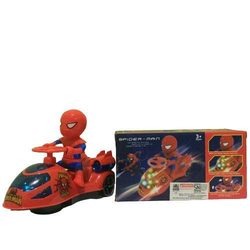 Jual MAINAN ANAK MOTOR ROBOT SPIDERMAN TWIST CAR ADA LAMPU DAN MUSIK ...