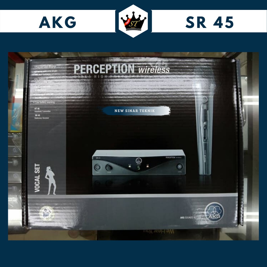 Jual AKG Perception Wireless 45 Vocal Set - Mic Handheld / Genggam ...
