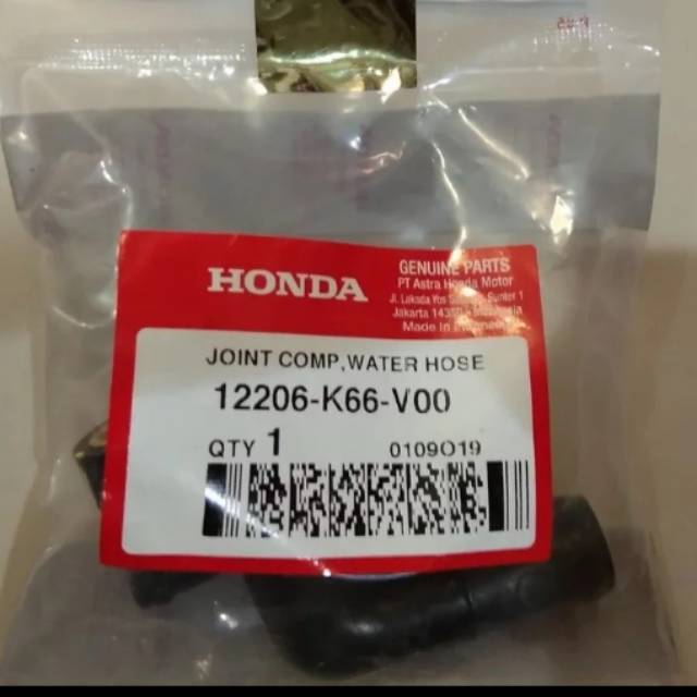 Jual 12206-K66-V00 JOINT COMP WATER HOSE PIPA SALURAN SAMBUNGAN AIR RADIATOR VARIO 125 150 LED ...