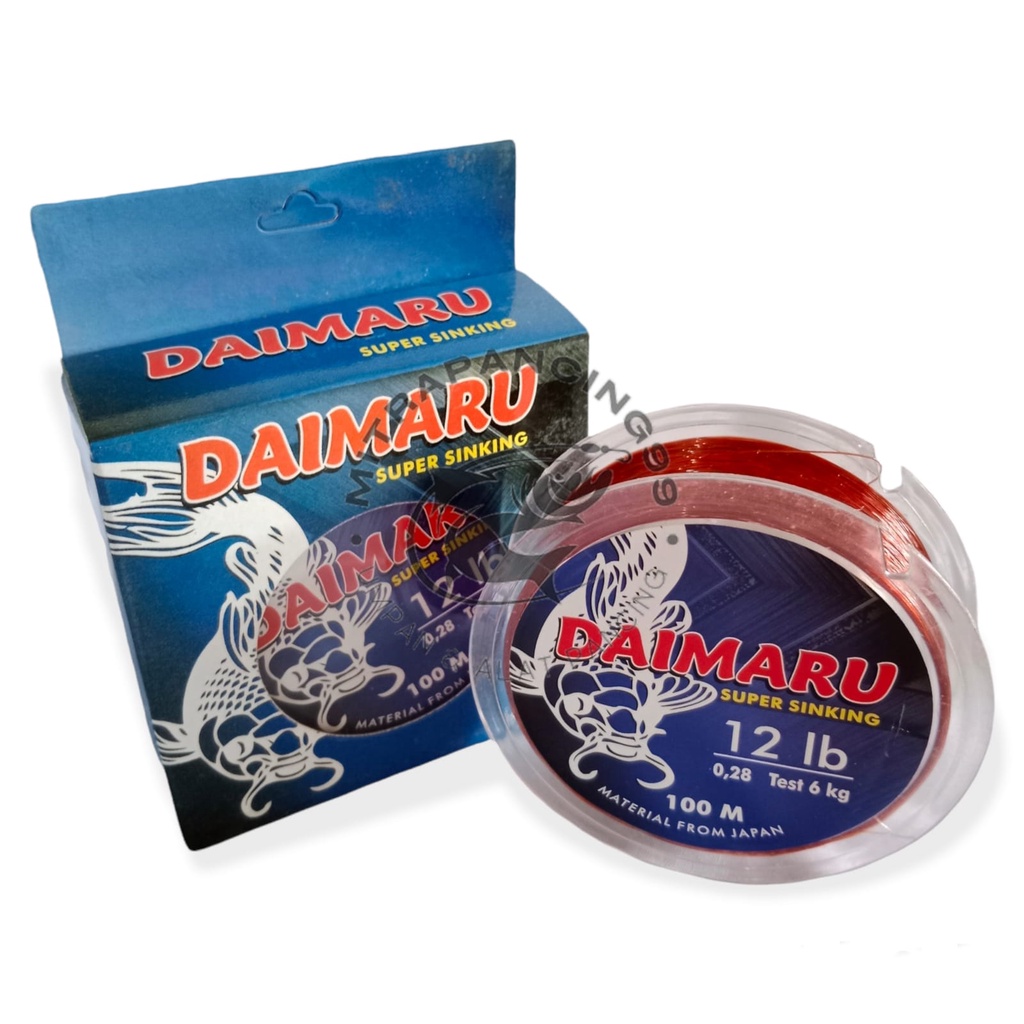 Jual Tali Senar Pancing Daimaru - 100 Meter Super Sinking | Shopee Indonesia