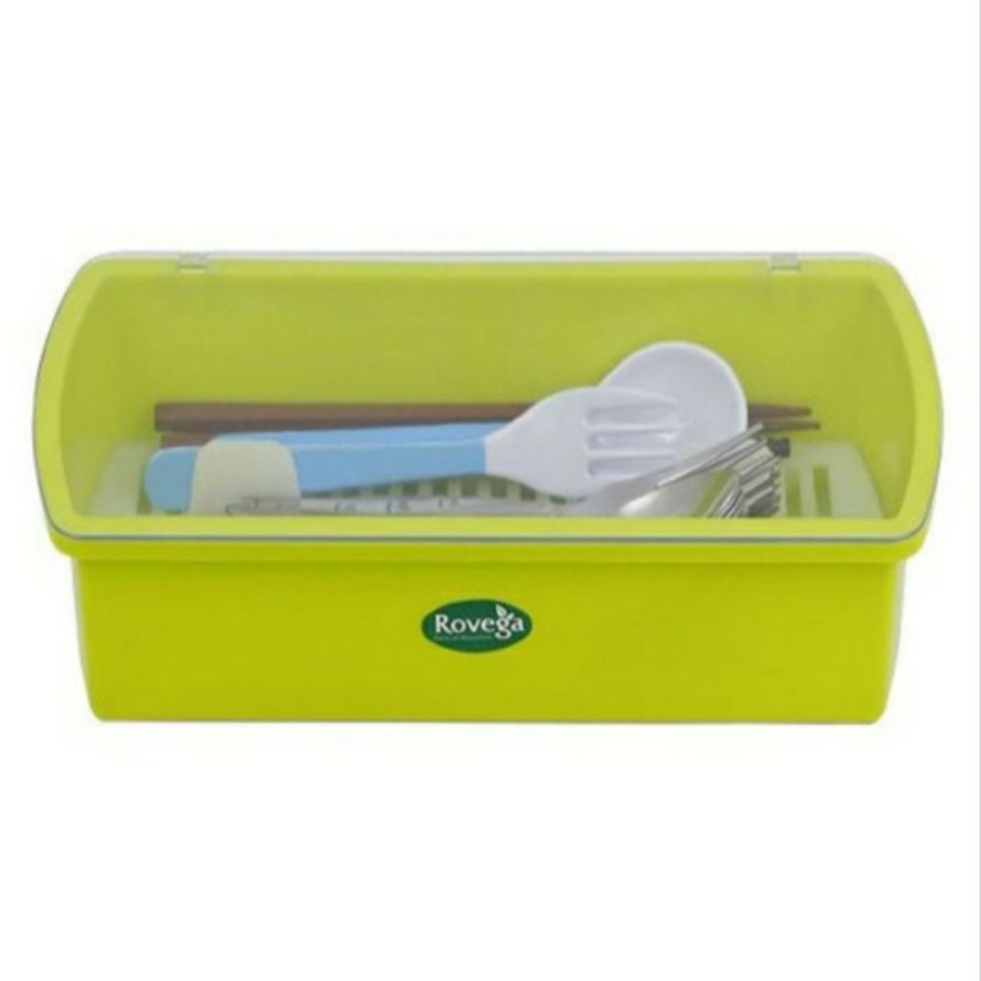 Jual Rovega Spoony Tempat Sendok Garpu Kotak Segi Cutlery Holder Box ...
