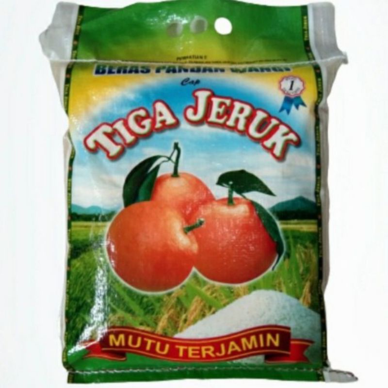 Jual beras cap tiga jeruk 10kg | Shopee Indonesia